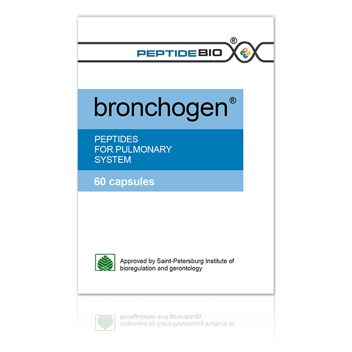 Bronchogen cápsulas 200mg (x60) - Cuerpoymente.mx (Peptidos Mexico)